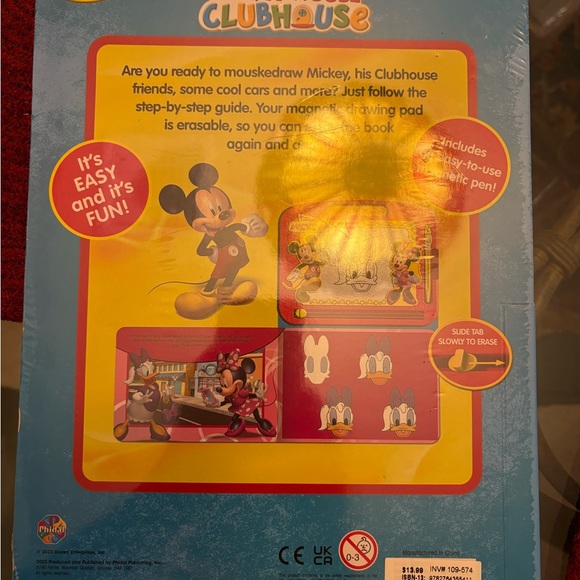 Disney | Toys | Disney Mickey Mouse Clubhouse Drawing Set Red And ...